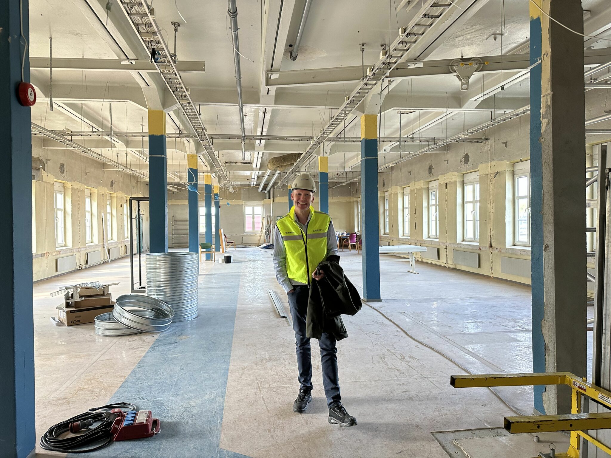 Gro blir "fabrikksjef" for det nye hjertet i Raufoss Industripark ...